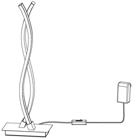 Eglo 99318 - LED Stolní lampa LASANA LED/10W/230V