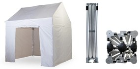 Nůžkový párty stan 3x3 m TENTino GABLED EXTREME Barva opláštění: 10A - HNĚDÁ