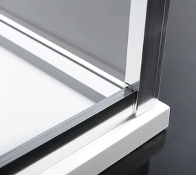 Polysan, EASY LINE sprchové dveře 1000mm, čiré sklo, EL1015