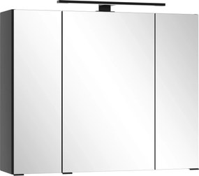 XXXLutz ZRCADLOVÁ SKŘÍŇKA, černá, černá, 80/64/20 cm Held - Online Only koupelnové skříňky - 000307020602