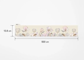 Samolepící bordura na zeď Pastelová Grafika | 5 m x 13.8 cm | DWB8429