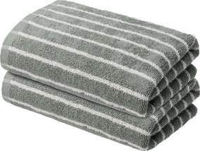 Livarno® Froté ručník, 2 kusy, 50 x 100 cm (zelená)