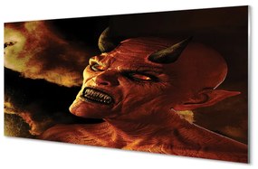 akrylový obraz ďábel 125x50 cm