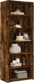 Skříň highboard kouřový dub 70 x 41 x 185 cm kompozitní dřevo 3281691