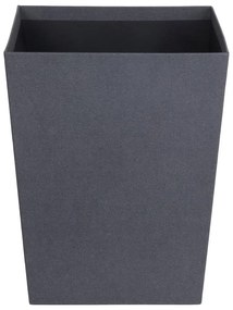 Černý kancelářský odpadkový koš Sofia Canvas Paper Laminate – Bigso