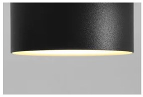 Stropní LED svítidlo Mivvy PUKK IP65 Ø 80 mm s externím zdrojem - černá, 3000 K, 315 - 430 lm