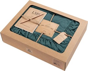 Ložní povlečení Cotton 200x220cm dark green