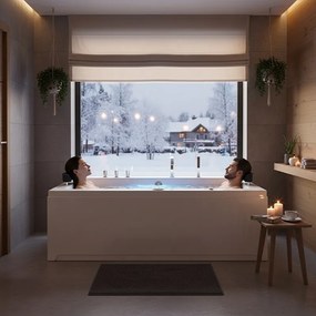 BPS-koupelny Hydromasážní vana HYD-RA640 180x90 bez ohřevu vody