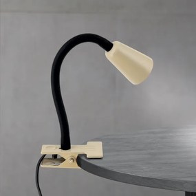 Orion - Flexibilní stolní lampa s klipem DOTTY 1xGU10/10W/230V béžová/černá