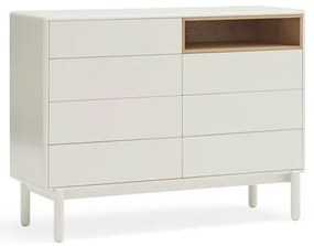 Krémová komoda 120x90x40 cm Corvo – Teulat