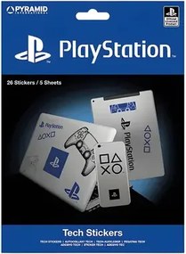 PYRAMID Sada samolepek PlayStation / Samolepky / 5 listů / Licenční de