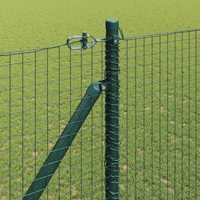 Svařované drátěné ploty s hroty 10 x 1,5 m Ocel potažená PVC 3352060