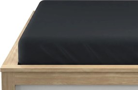 Jersey prostěradlo antracitové 90 x 200 cm
