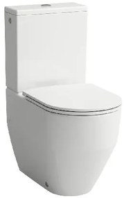 Laufen Pro - Kompletní set stojícího WC kombi, zadní/spodní odpad, SoftClose, bílá H8679530009701