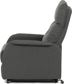 Polohovací křeslo šedé, elektrické TV-5482 GREY2