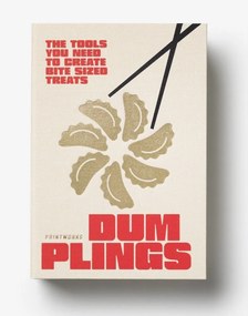 Béžové nerezové hůlky v sadě pro 4 osoby The Essentials - Dumpling Tools – Printworks