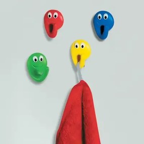 Spirella SMILE dětský háček zelený / polyresin / samolepící / 40 x 50