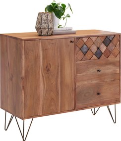 XXXLutz KOMODA, akácie, barvy akácie, bronzová, 105/88/40 cm Ambia Home - Široké komody - 001944001101