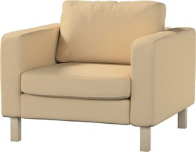 Potah na křeslo IKEA Karlstad, krátký barva béžová