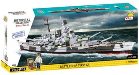 Cobi 4838 II WW Battleship Tirpitz, 1:300, 2960 kostek, EXECUTIVE EDITION