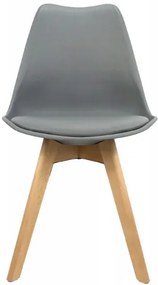 Jídelní židle SCANDI tmavě šedé 4 ks - skandinávský styl