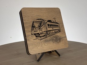 Li-Go "Pendolino" lampa 19x19cm provedení povrchu: dub světlý