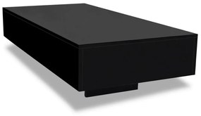 vidaXL Konferenční stolek s vysokým leskem černý
