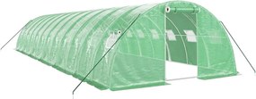 Skleník s ocelovým rámem zelený 48 m² 12 x 4 x 2 m 3188065