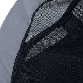 PawHut Přepravník pro psy na kolo Šedá+Černá 130 x 73 x 90 cm