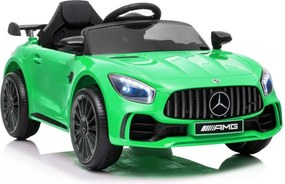 LEAN CARS Elektrické autíčko Mercedes AMG GT R, LED, MP3, zelené