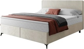 Manželská postel NOEMI, krémová (tilia3/manila1)