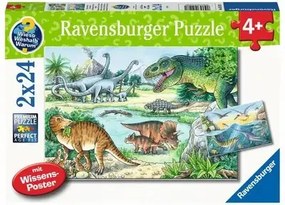 Ravensburger Dinosauři - 2x24 dílků / od 4 let