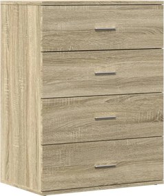 Příborníky 2 ks dub sonoma 60 x 39 x 80 cm kompozitní dřevo 3276625