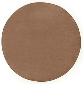 Hnědý kulatý koberec ø 133 cm Fancy – Hanse Home