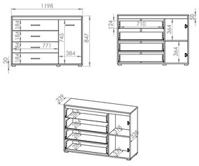 Komoda ADEL 12