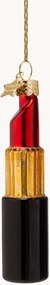 Ručně foukaná vánoční ozdoba Lipstick