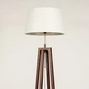 Stojací designová lampa Paola Bianco and Dark Brown