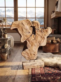 Dřevěná dekorace TEAK 57