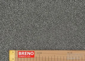 Breno Metrážový koberec FABLE SUNRISE 1075, šíře 400 cm, Šedá