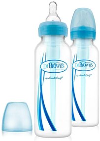 Dr. Brown´s Kojenecká láhev úzkohrdlá OPTIONS 2x250 ml modrá