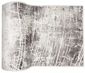 Běhoun moderní abstraktní NIL 8007 4 644 šedý béžový bílý Rozměr: 100 cm