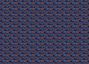 Malvis ® Vzorovaná Tapeta vyšívaní mořští draci Vel. (šířka x výška): 216 x 140 cm