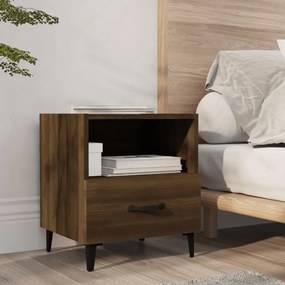 vidaXL Noční stolek kompozitní dřevo [812026] Barva: hnědý dub