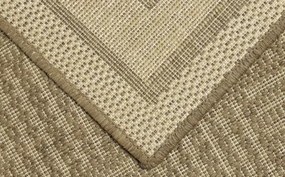 Oriental Weavers, Kusový koberec SISALO/DAWN 879/J84N (634N) – na ven i na doma, 66x120, béžová, chodba / předsíň