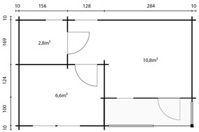 Domek Samuel 595x420cm