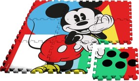 EUROSWAN Podlahové pěnové puzzle Mickey 9 dílků 30x30x1 cm