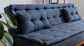 3-místná pohovka Fuoco 180 cm tmavě modrá
