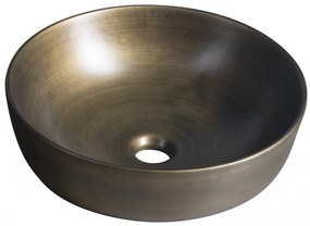 Sapho PRIORI keramické umyvadlo na desku, Ø 41,5 cm, bronz PI032