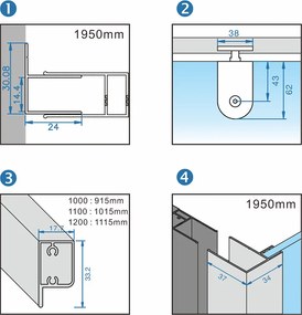 BPS-koupelny Obdélníkový sprchový kout HYD-OK06B 100x80 chrom/transparent + vanička HYD-OSV-ST03A bílá