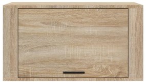 Nástěnný botník dub sonoma 70 x 35 x 38 cm kompozitní dřevo - Default Title